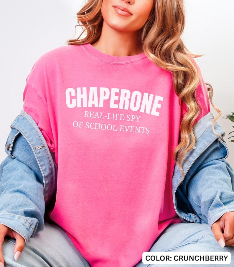 Chaperone Tshirt, Field Trip Chaperone Shirt, School Dance Chaperone T ...