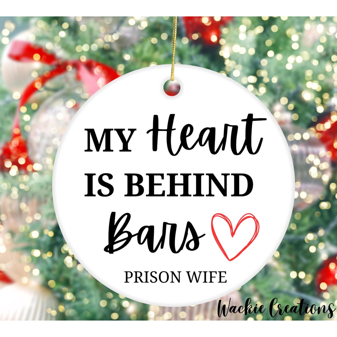 Prison Wife Wedding Ornament, Gift for Prison Spouse, Jail Spouse ...