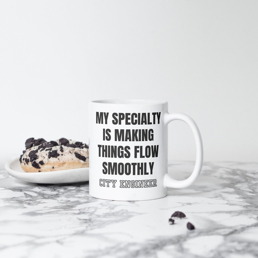 City Engineer Coffee Mug, Gift for Civil Engineer, City Builder ...