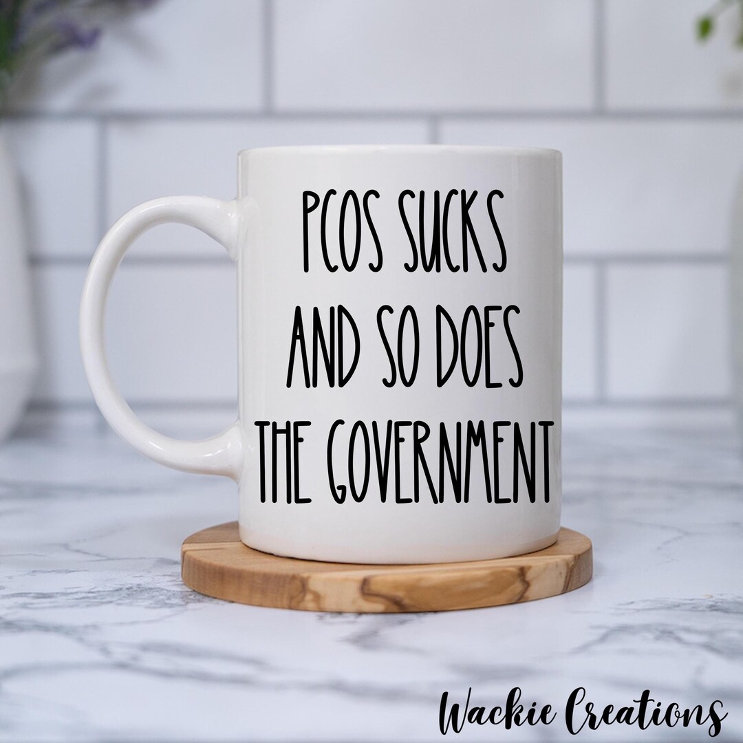 PCOS Awareness Coffee Mug, Gift for PCOS Girly, Polycystic Ovarian ...