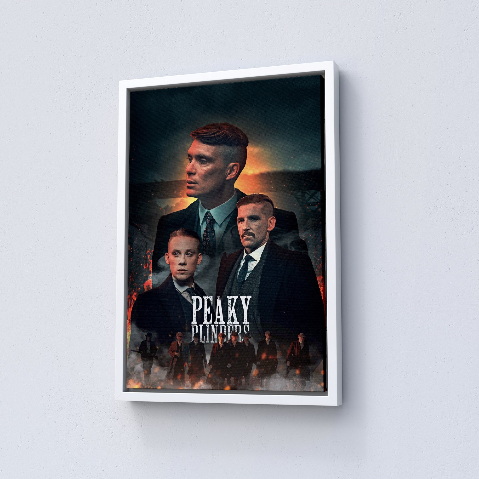 Peaky Blinders Poster, Thomas Shelby Poster, Peaky Blinders Canvas ...