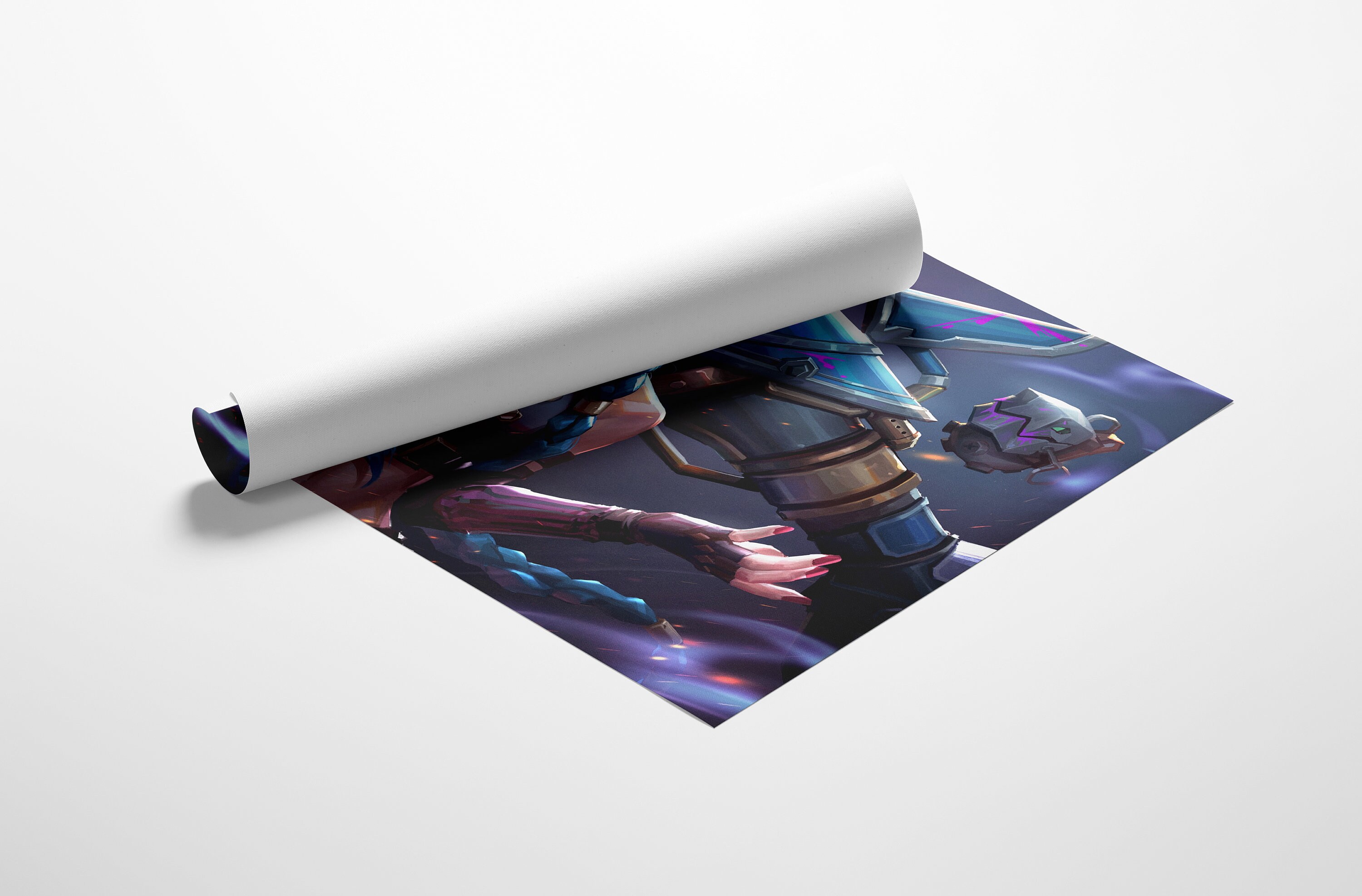 League of Legends Jinx, Arcane Wall Decor, Poster, Wall Art, High ...