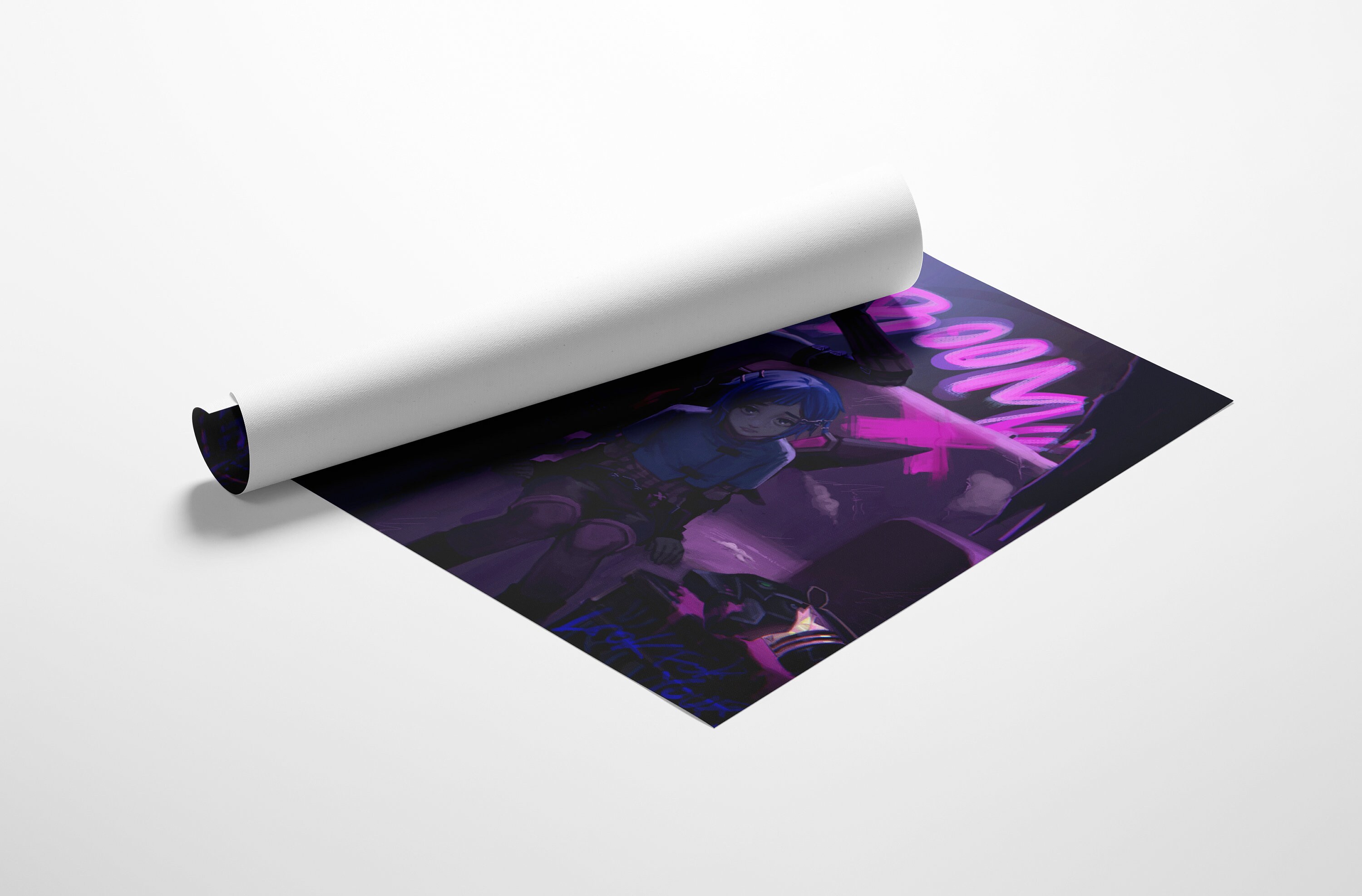 League of Legends Jinx Arcane Wall Decor Poster Wall Art - Etsy