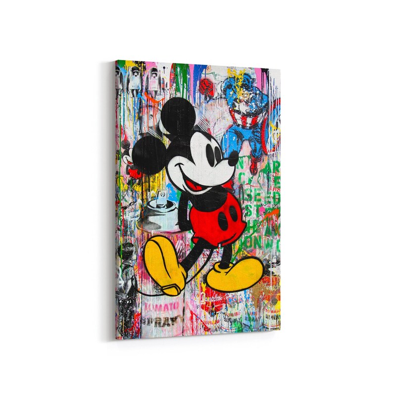 Mickey Mouse Art - Etsy