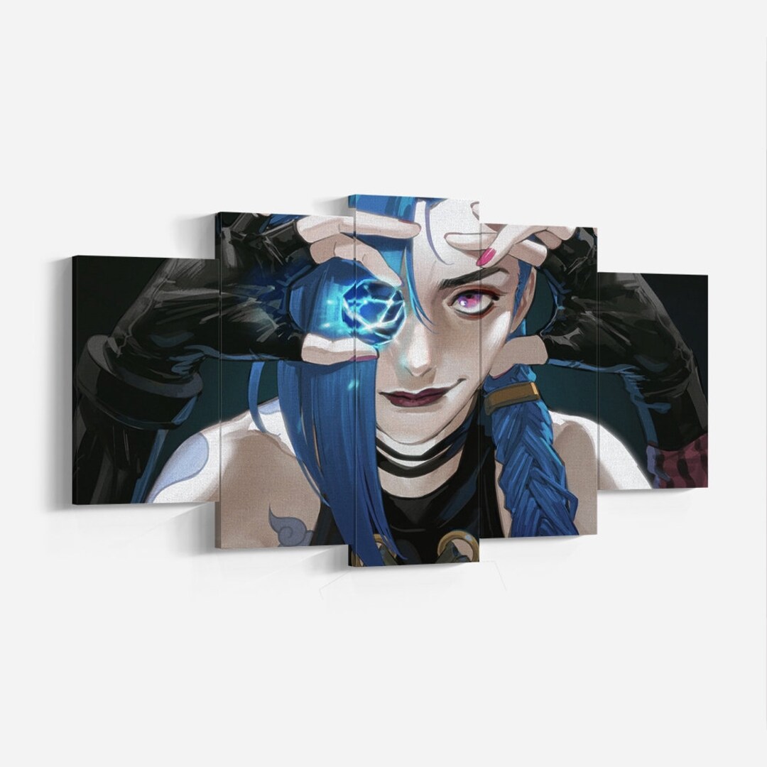 League of Legends Jinx, Arcane Wall Decor, Poster, Wall Art, High ...
