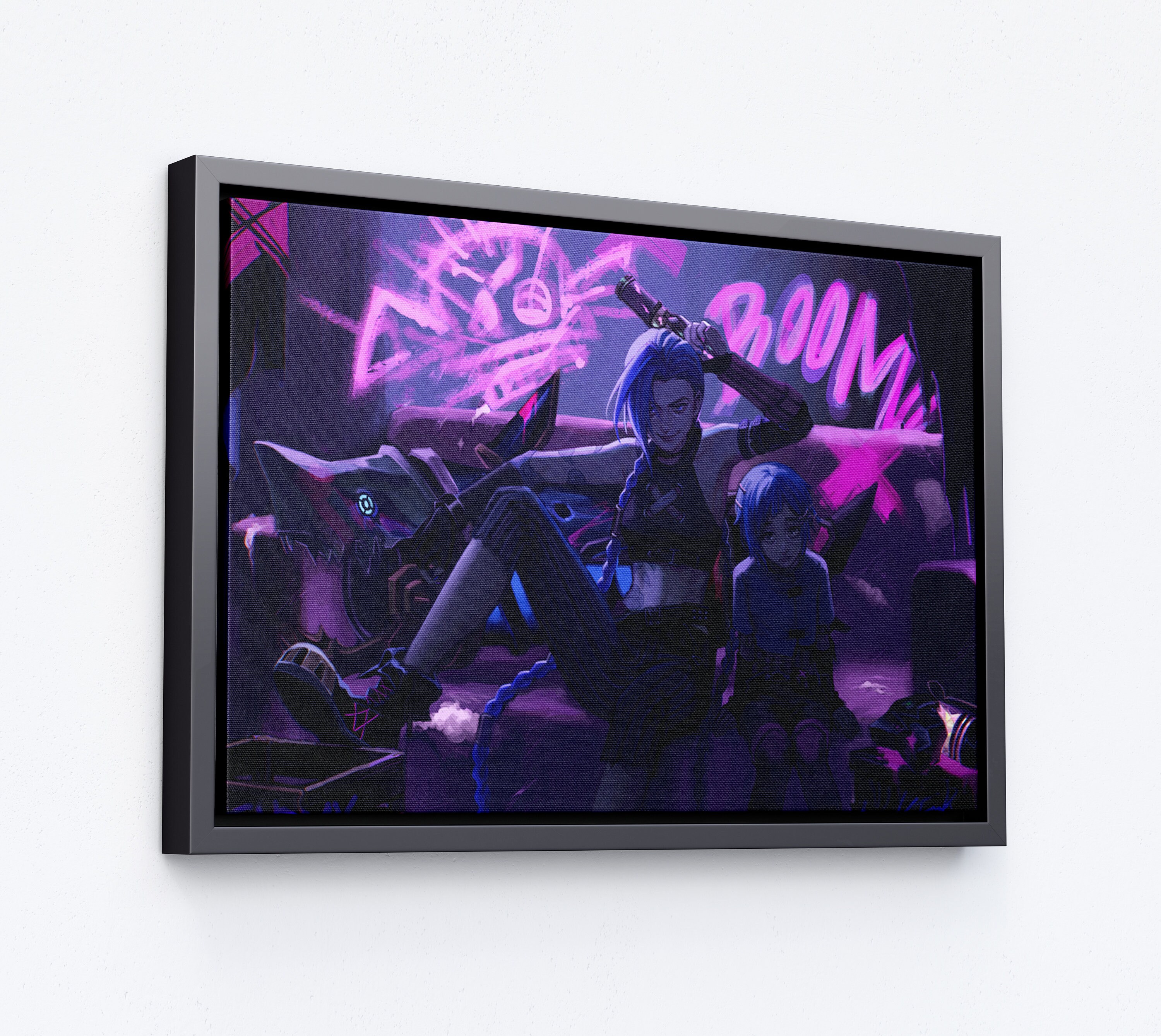 League of Legends Jinx Arcane Wall Decor Poster Wall Art - Etsy