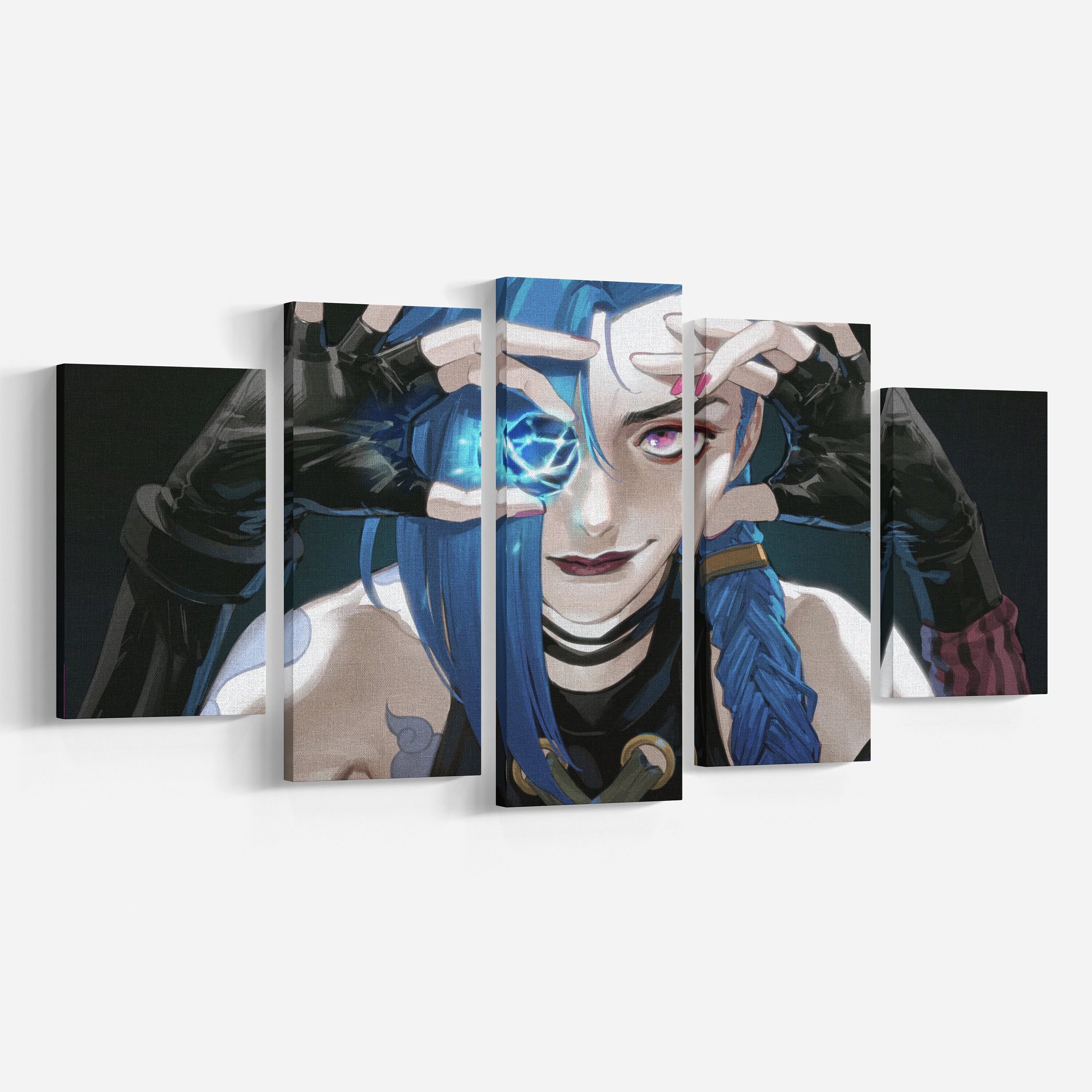 League of Legends Jinx Arcane Wall Decor Poster Wall Art - Etsy