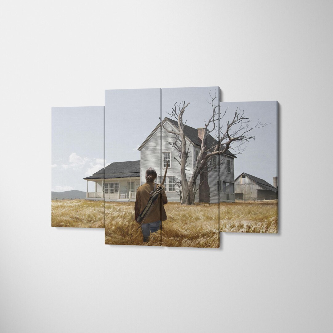 Last of Us Part 2, Farm House, Ellie, Joel, Canvas Poster, LOU2, Wall ...