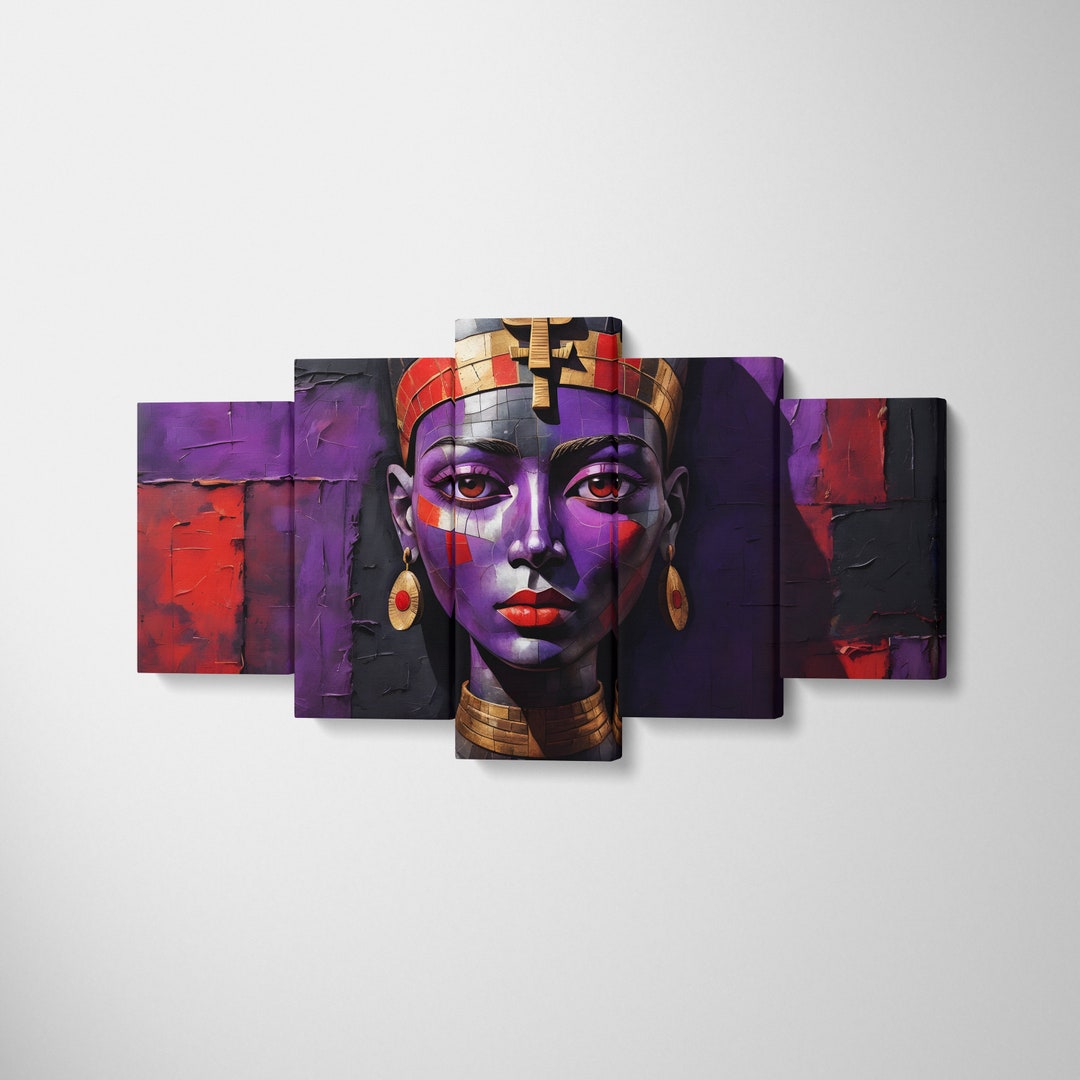 African Art,pop Art Afro Woman Black Art, Bohemian Artwork, Modern Home ...