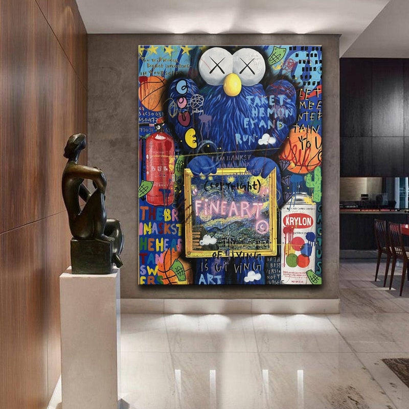 Cookie Monster Print - Etsy