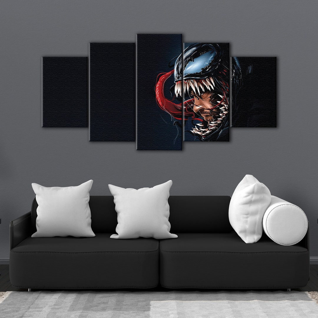 Venom, Carnage, Spiderman, Superhero Canvas Poster, Venom, Wall Art ...