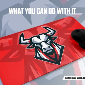 Bull Gaming Logo 01 Esports Logo Team Logo Clan Logo Mascot Design - Etsy