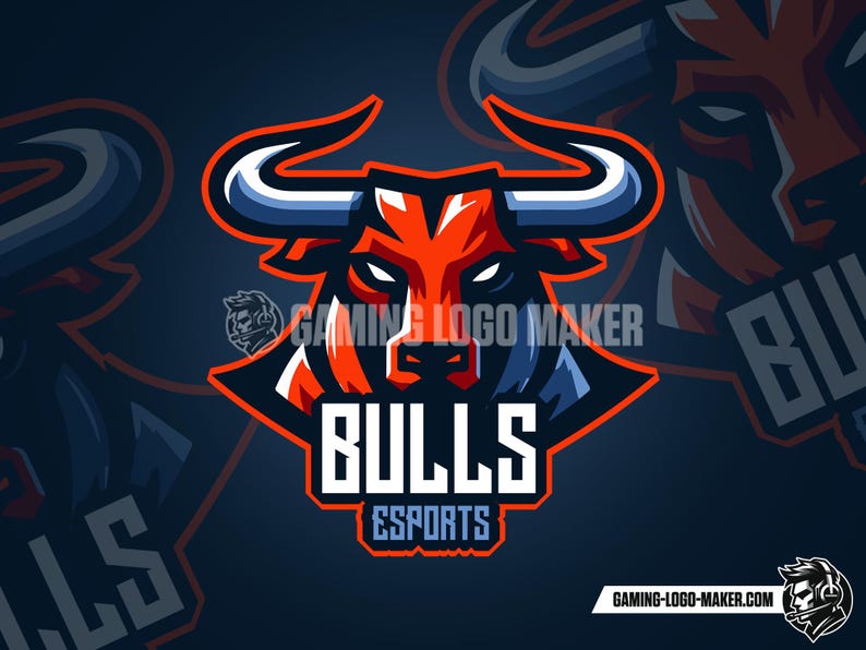 Bull Gaming Logo 03 | Esports Logo | Team Logo | Clan Logo | Mascot ...
