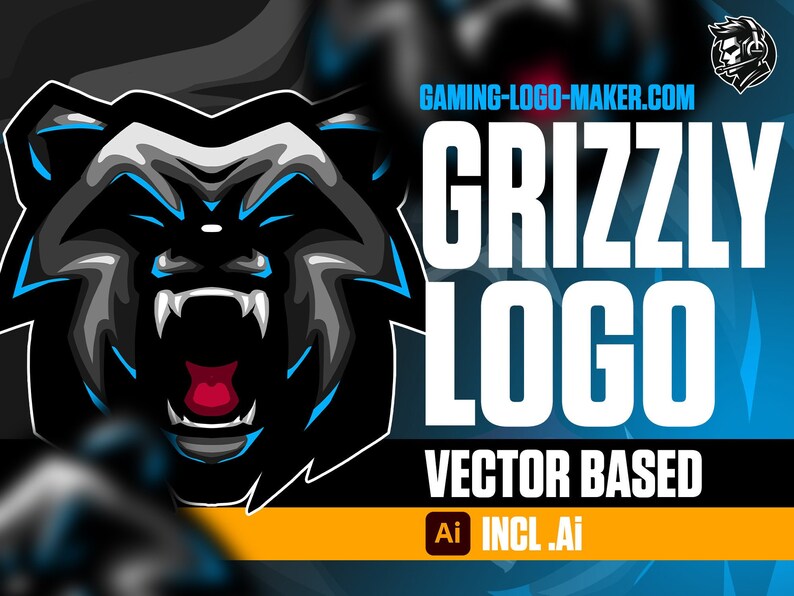 Grizzly Gaming Avatar 01 Esports Logo Team Logo Clan Logo Mascot Design ...