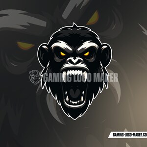Monkey Gaming Logo 01 Esports Logo Team Logo Clan Logo Mascot Design - Etsy