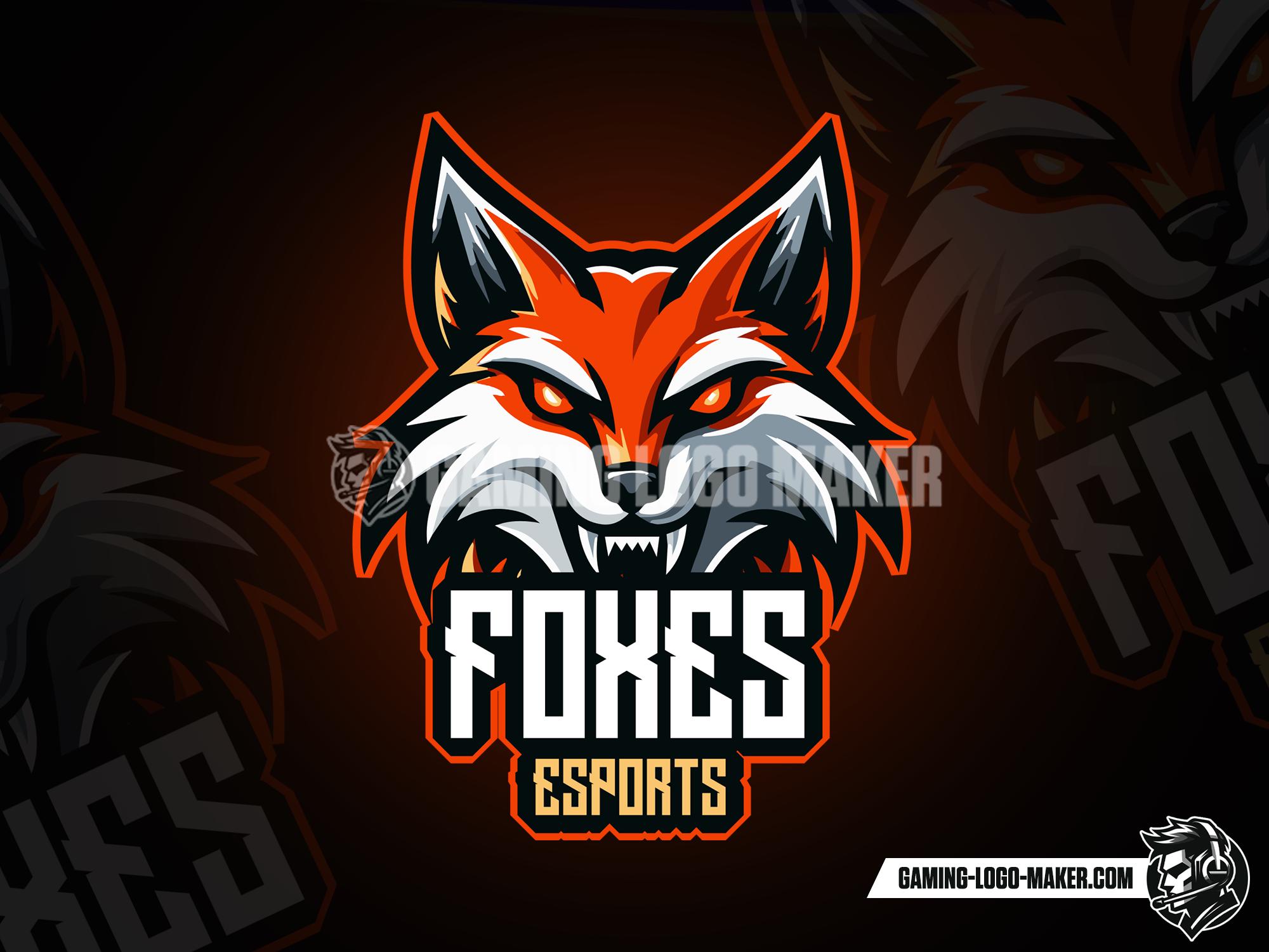 Fox Gaming Logo 02 Esports Logo Team Logo Clan Logo Mascot Design - Etsy