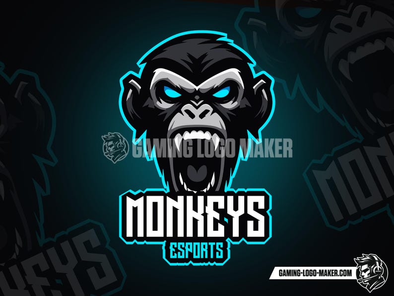 Monkey Gaming Logo 02 | Esports Logo | Team Logo | Clan Logo | Mascot ...