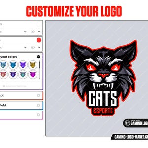 Cat Gaming Logo 01 | Esports Logo | Team Logo | Clan Logo | Mascot ...