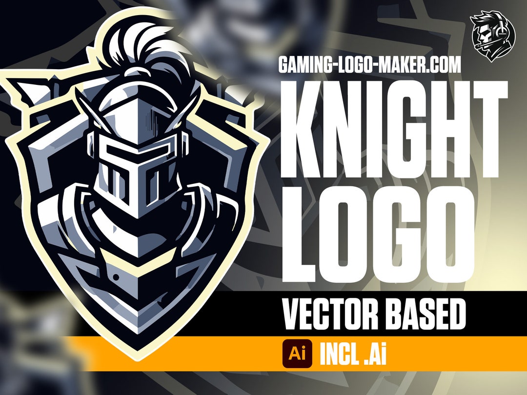 Knight Gaming Logo 01 Esports Logo Team Logo Clan Logo Mascot Design - Etsy