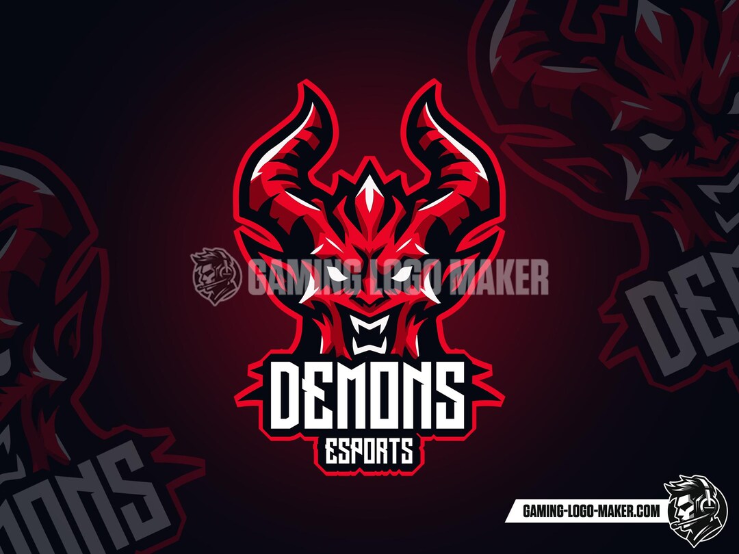 Demon Gaming Logo 01 | Esports Logo | Team Logo | Clan Logo | Mascot ...