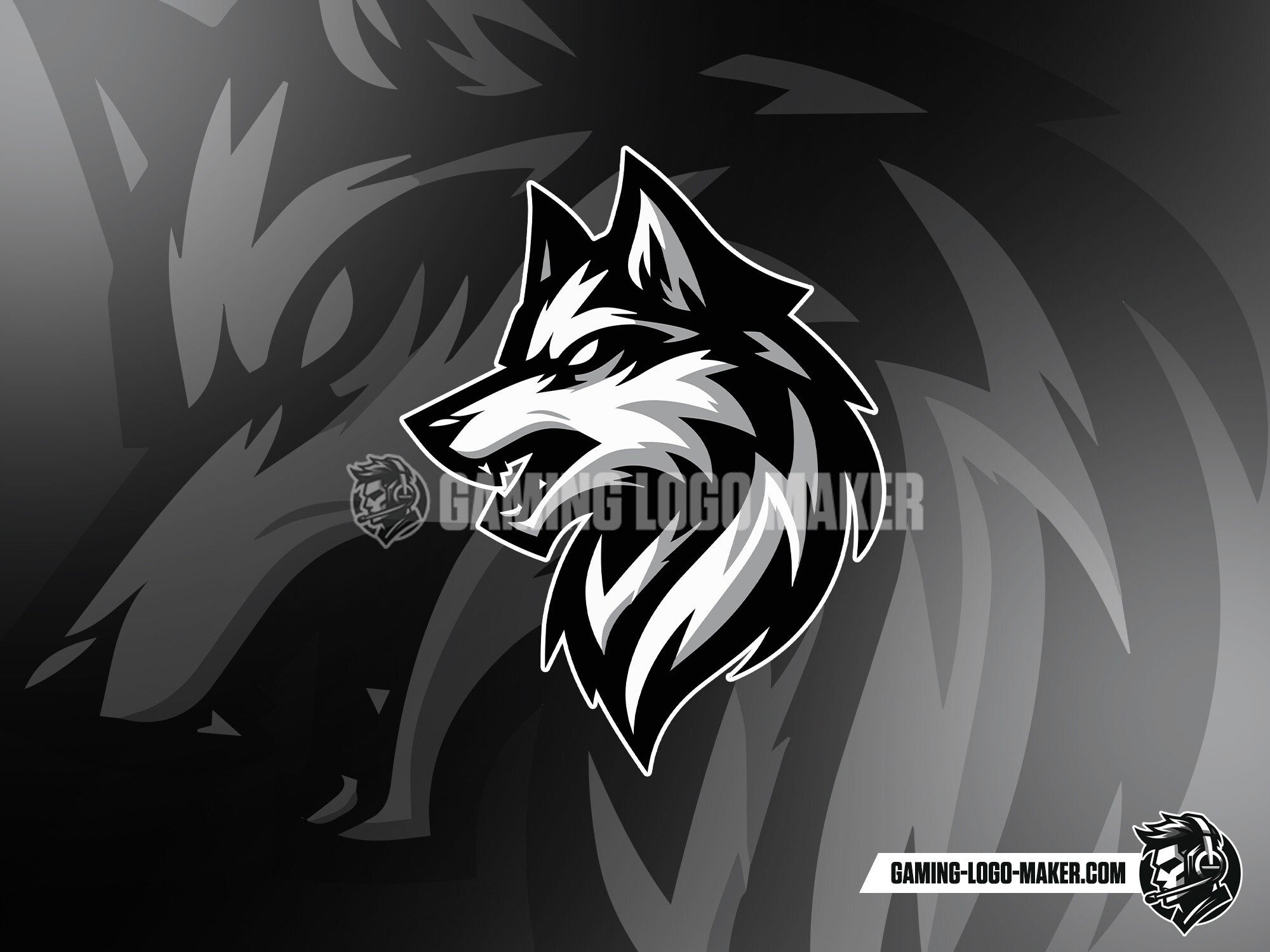 Wolf Gaming Logo 05 Esports Logo Team Logo Clan Logo Mascot Design - Etsy