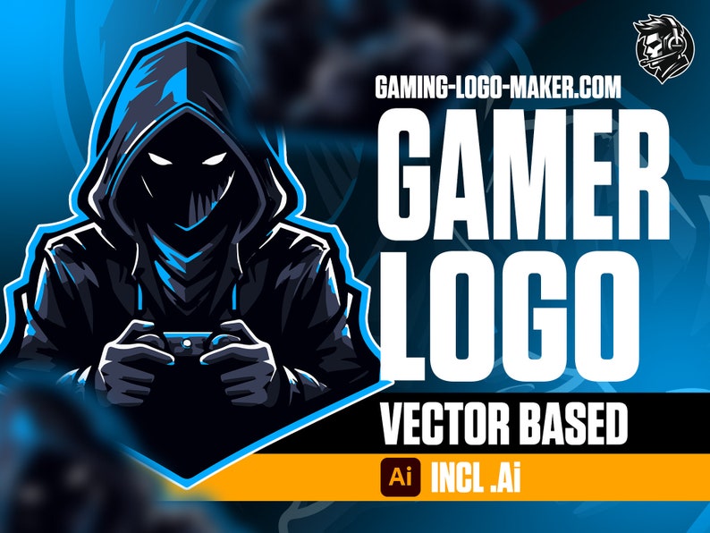 Dark Blue Gamer Gaming Logo 01 Esports Logo Team Logo Clan Logo Mascot ...