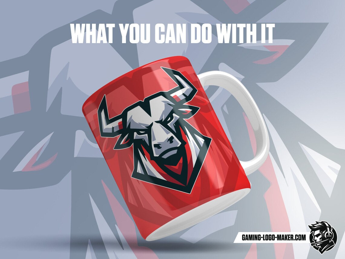 Bull Gaming Logo 01 Esports Logo Team Logo Clan Logo Mascot Design - Etsy