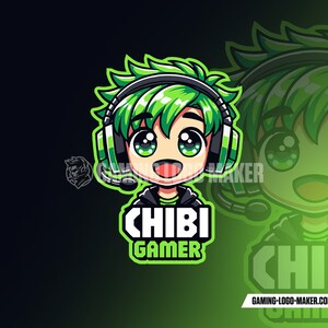 Chibi Gamer Gaming Logo 04 | Esports Logo | Team Logo | Clan Logo ...