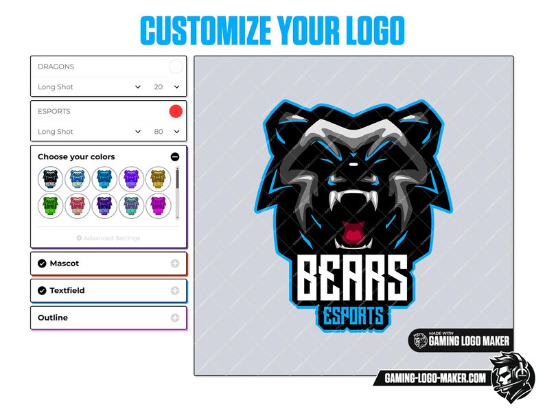 Grizzly Gaming Logo 01 Esports Logo Team Logo Clan Logo Mascot Design ...