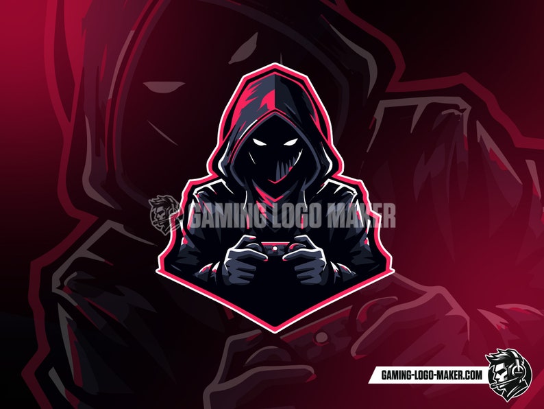 Dark Red Gamer Gaming Avatar 01 Esports Logo Team Logo Clan Logo Mascot ...