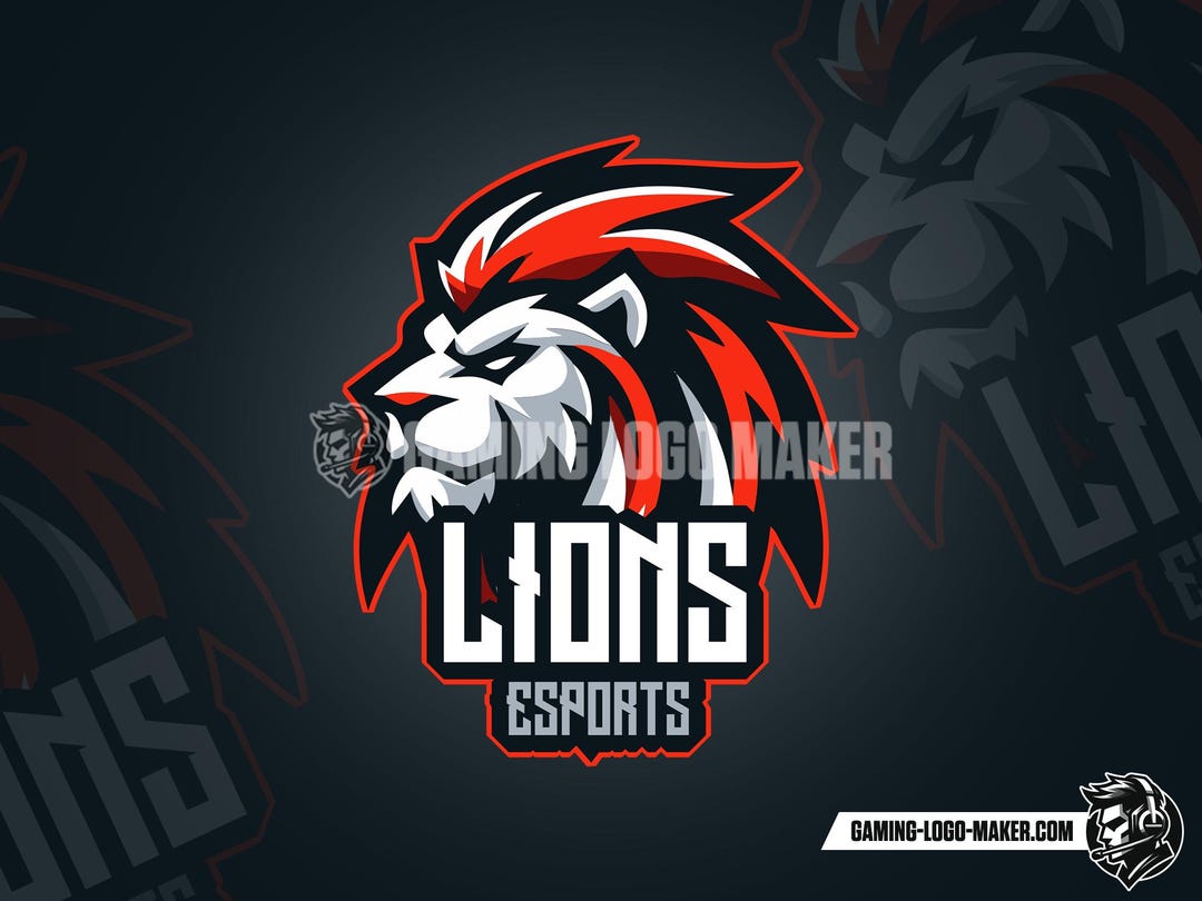 Lion Gaming Logo 03 Esports Logo Team Logo Clan Logo Mascot Design - Etsy
