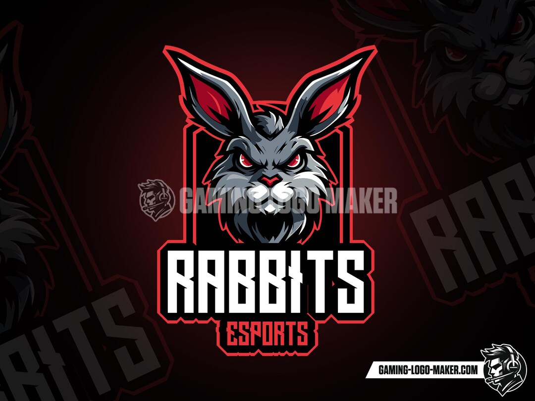 Rabbit Gaming Logo 02 | Esports Logo | Team Logo | Clan Logo | Mascot ...