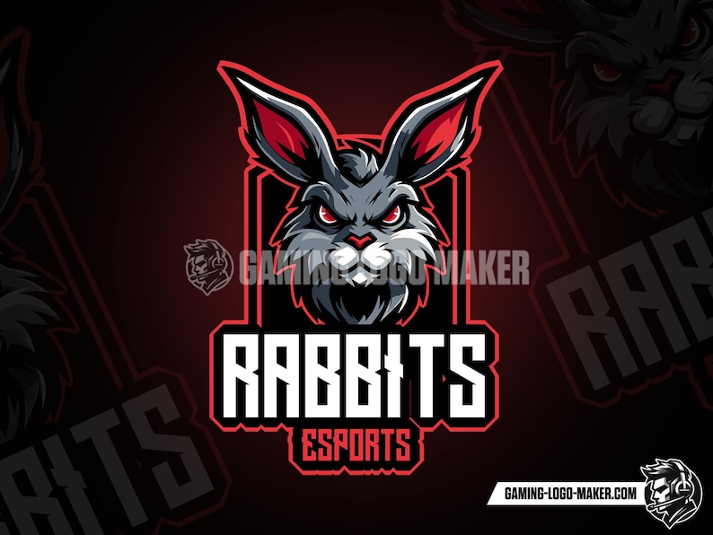 Rabbit Gaming Logo 02 | Esports Logo | Team Logo | Clan Logo | Mascot ...