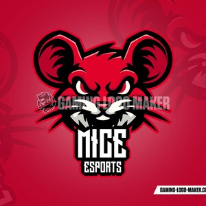Mouse Gaming Logo 02 Esports Logo Team Logo Clan Logo Mascot Design - Etsy