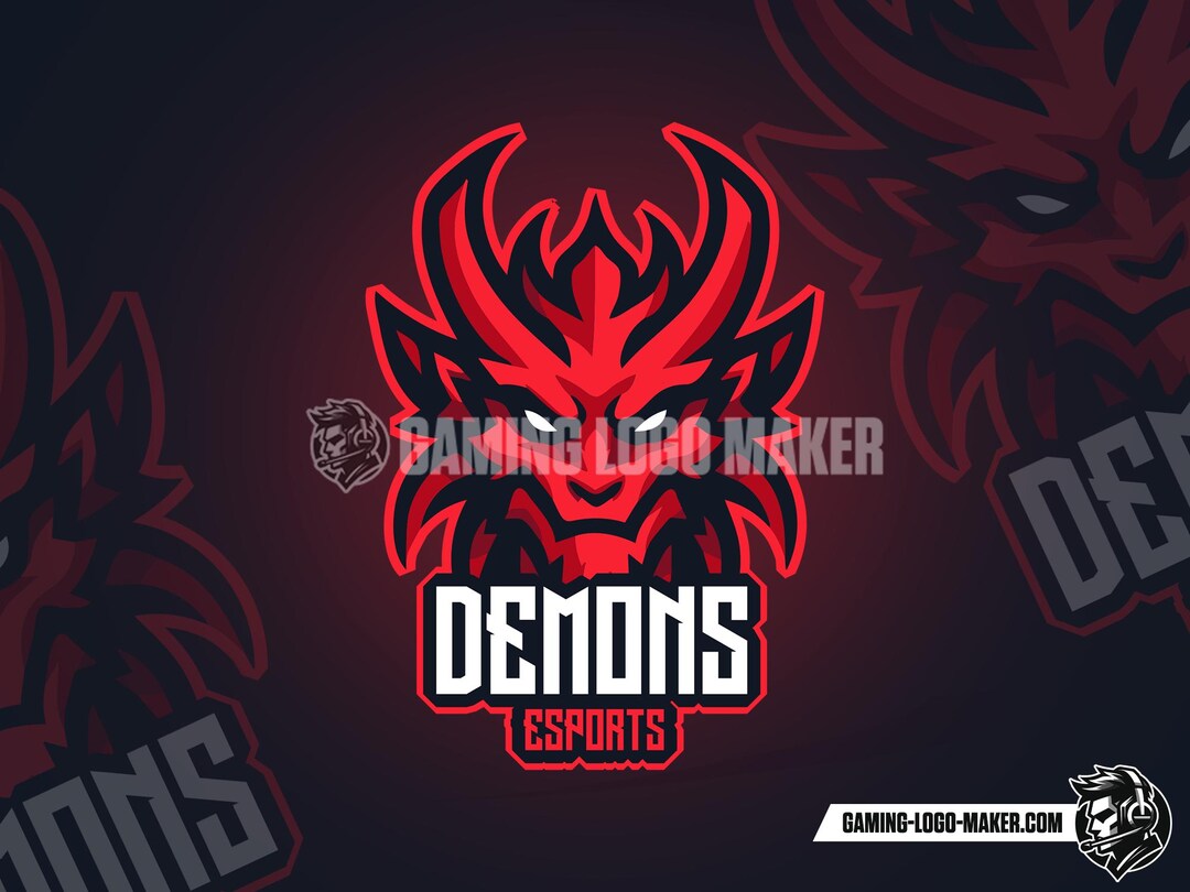 Demon Gaming Logo 02 | Esports Logo | Team Logo | Clan Logo | Mascot ...