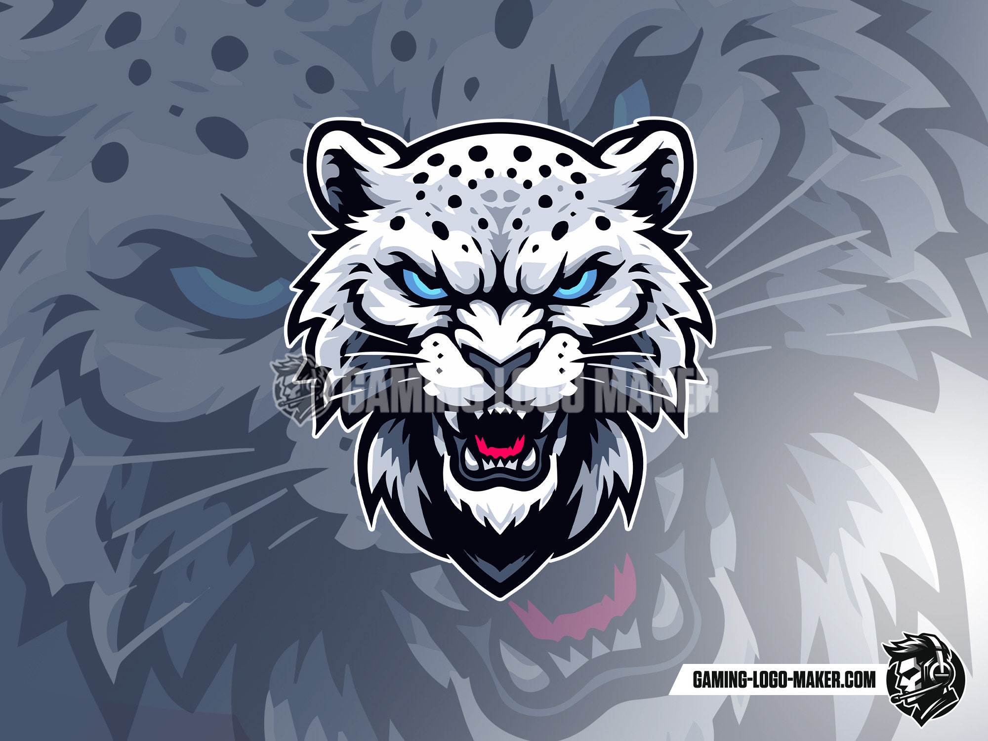 Snow Leopard Gaming Logo 01 Esports Logo Team Logo Clan Logo Mascot ...