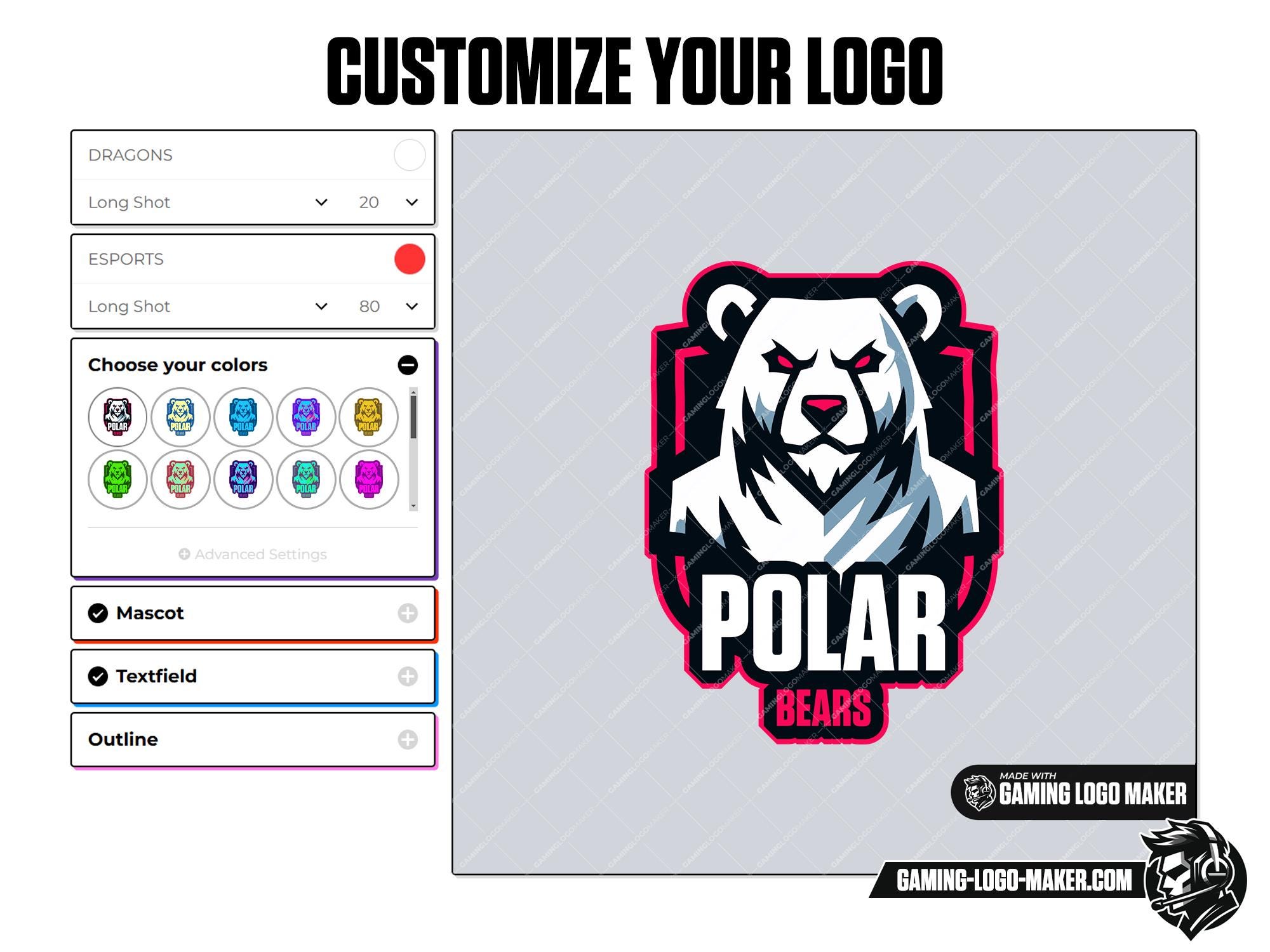 Polar Bear Gaming Logo 07 | Esports Logo | Team Logo | Clan Logo ...