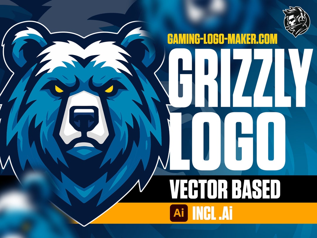 Grizzly Gaming Logo 03 Esports Logo Team Logo Clan Logo Mascot Design ...