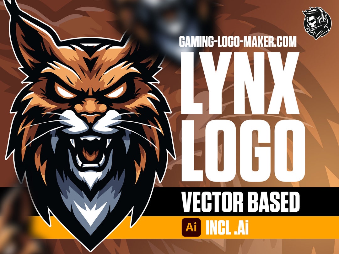 Lynx Gaming Logo 02 Esports Logo Team Logo Clan Logo Mascot Design - Etsy