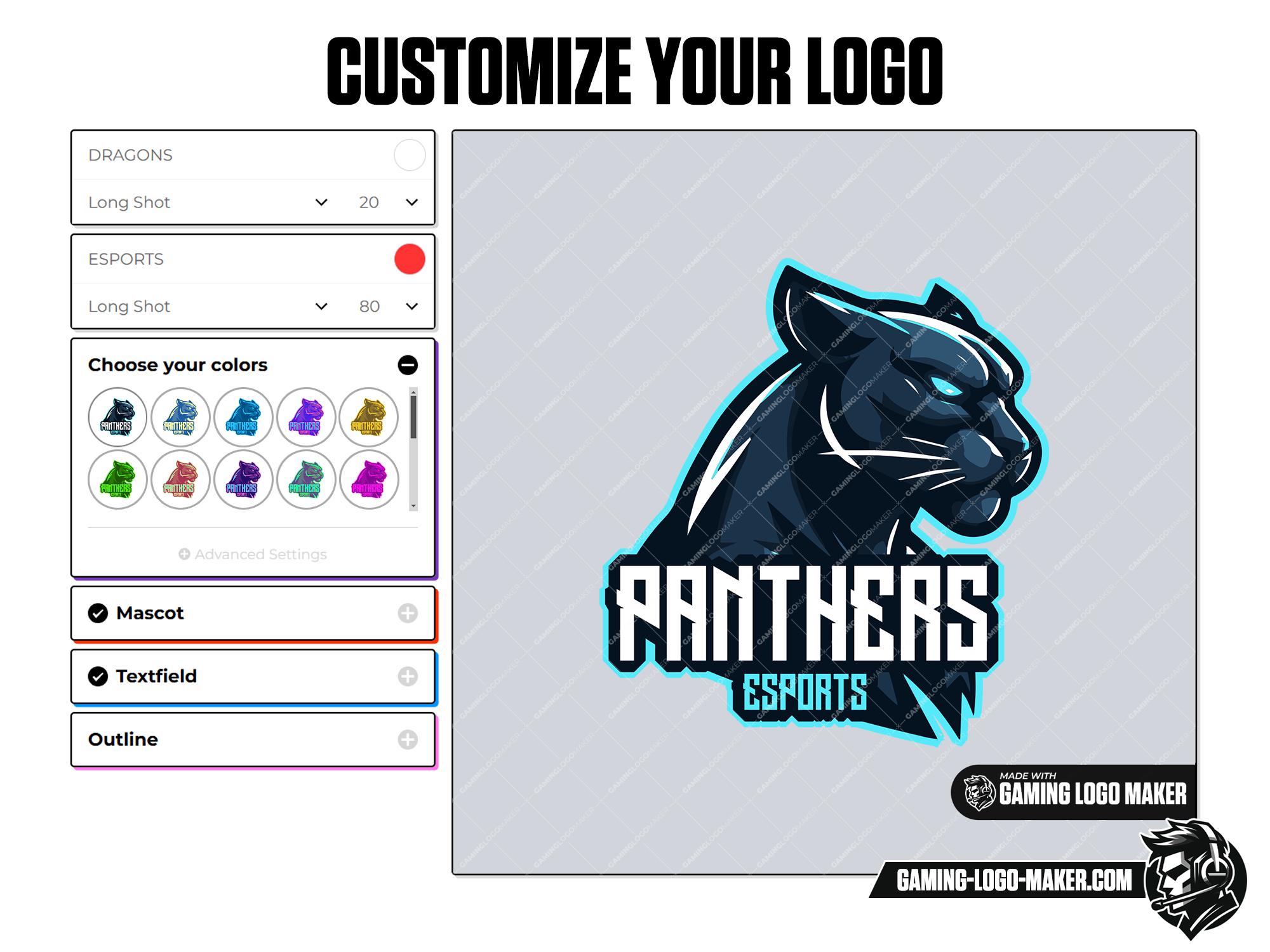 Panther Gaming Logo 01 Esports Logo Team Logo Clan Logo Mascot Design ...