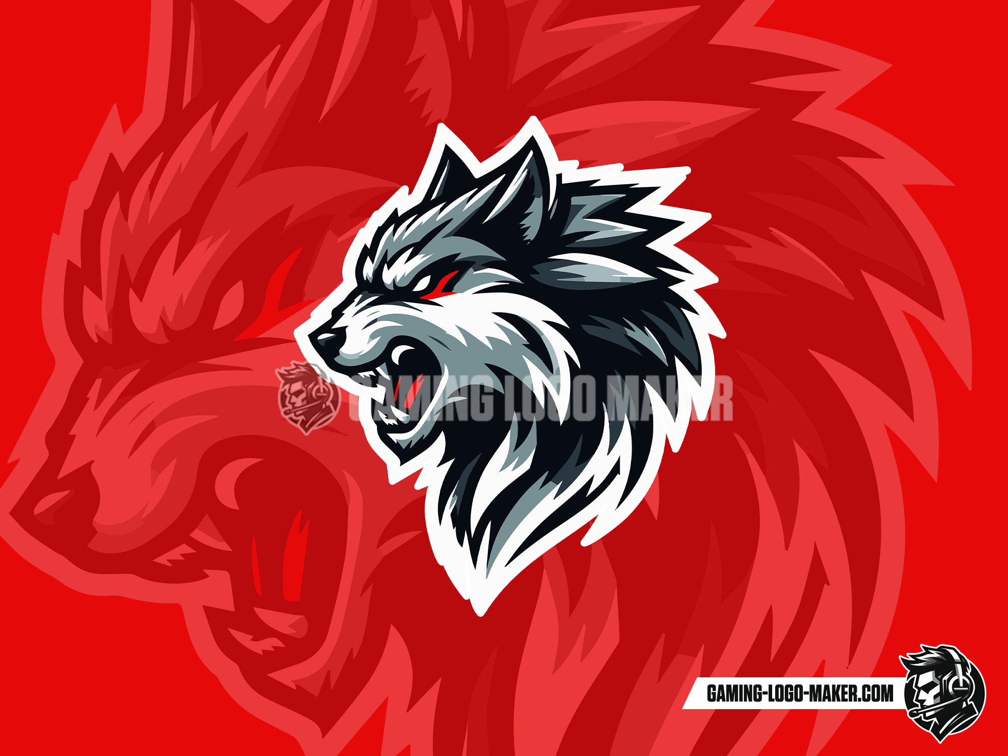Wolf Gaming Logo 04 Esports Logo Team Logo Clan Logo Mascot Design - Etsy