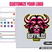 Buffalo Gaming Logo 01 | Esports Logo | Team Logo | Clan Logo | Mascot ...