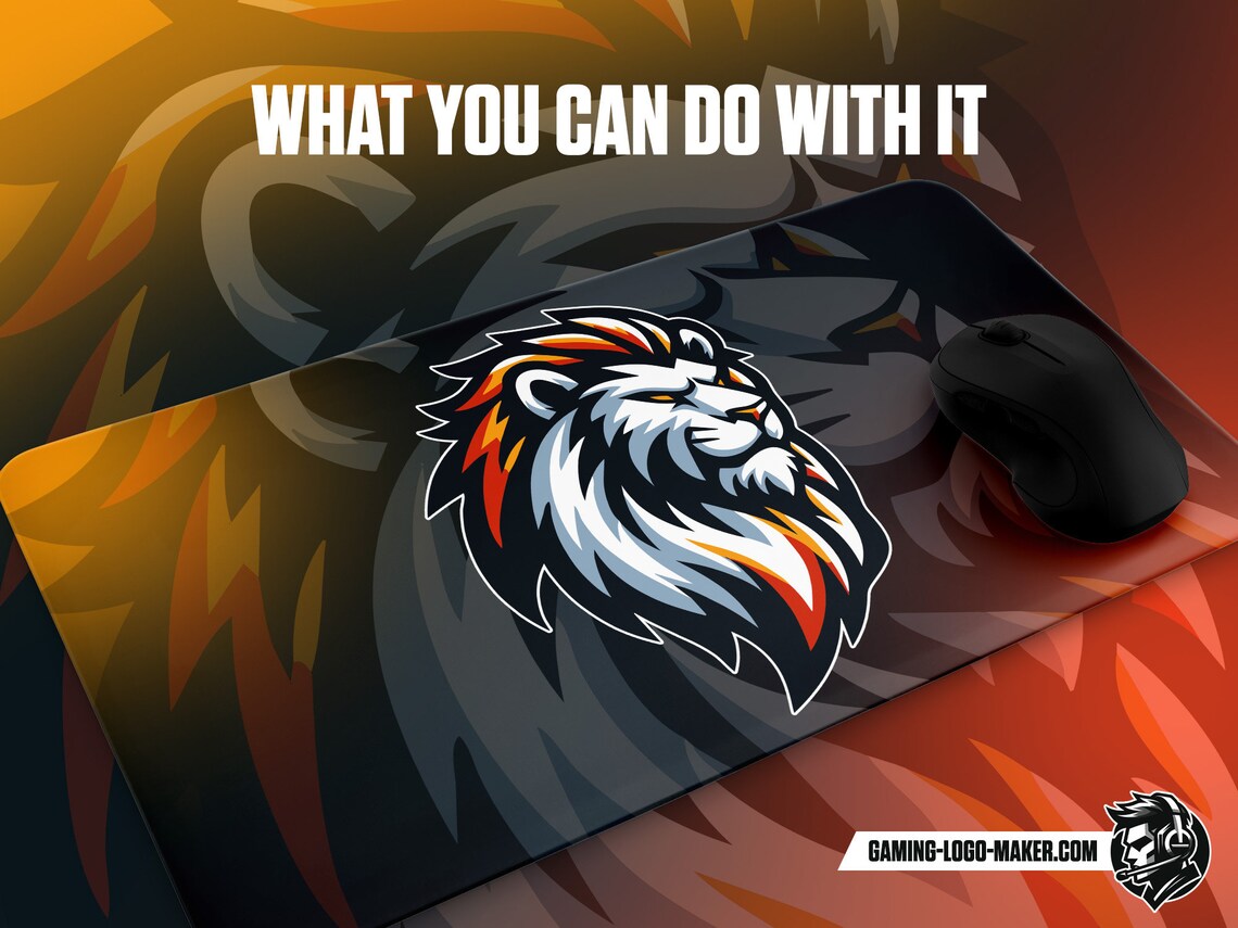 Lion Gaming Avatar 04 Esports Logo Team Logo Clan Logo Mascot Design - Etsy