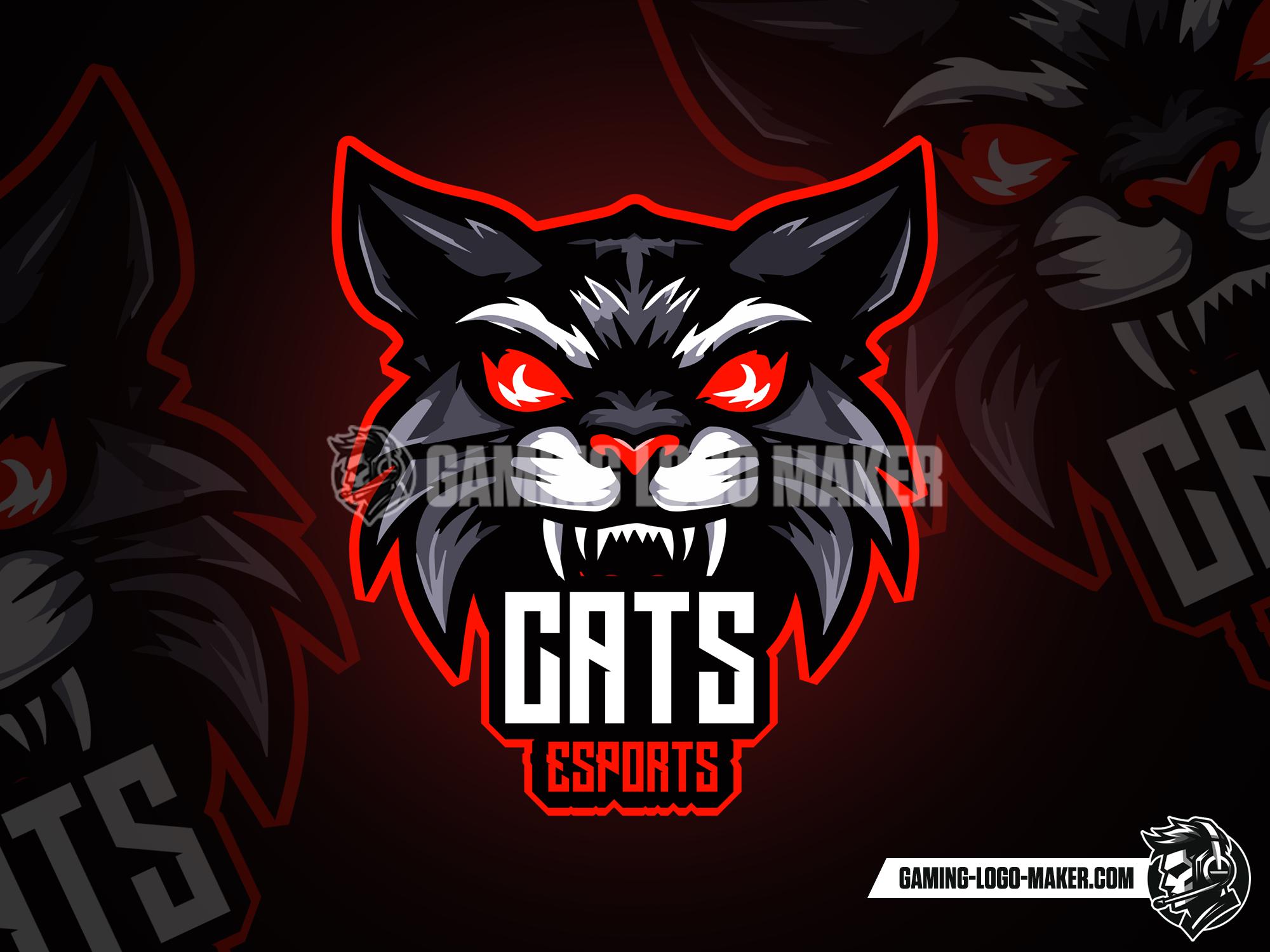 Cat Gaming Logo 01 | Esports Logo | Team Logo | Clan Logo | Mascot ...