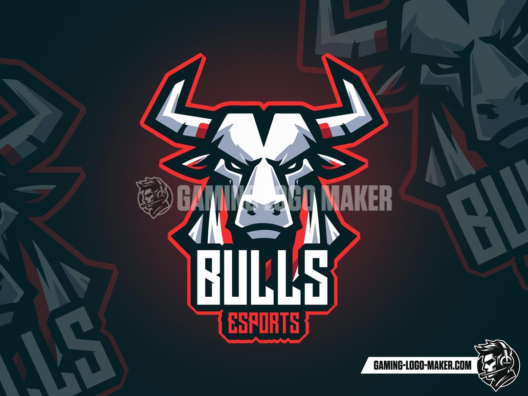Bull Gaming Logo 01 | Esports Logo | Team Logo | Clan Logo | Mascot ...