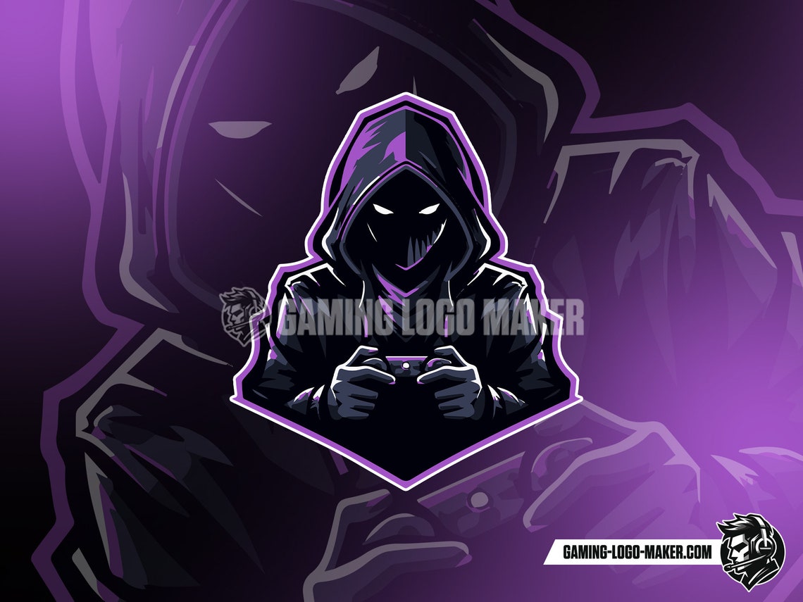 Dark Purple Gamer Gaming Avatar 01 | Esports Logo | Team Logo | Clan ...