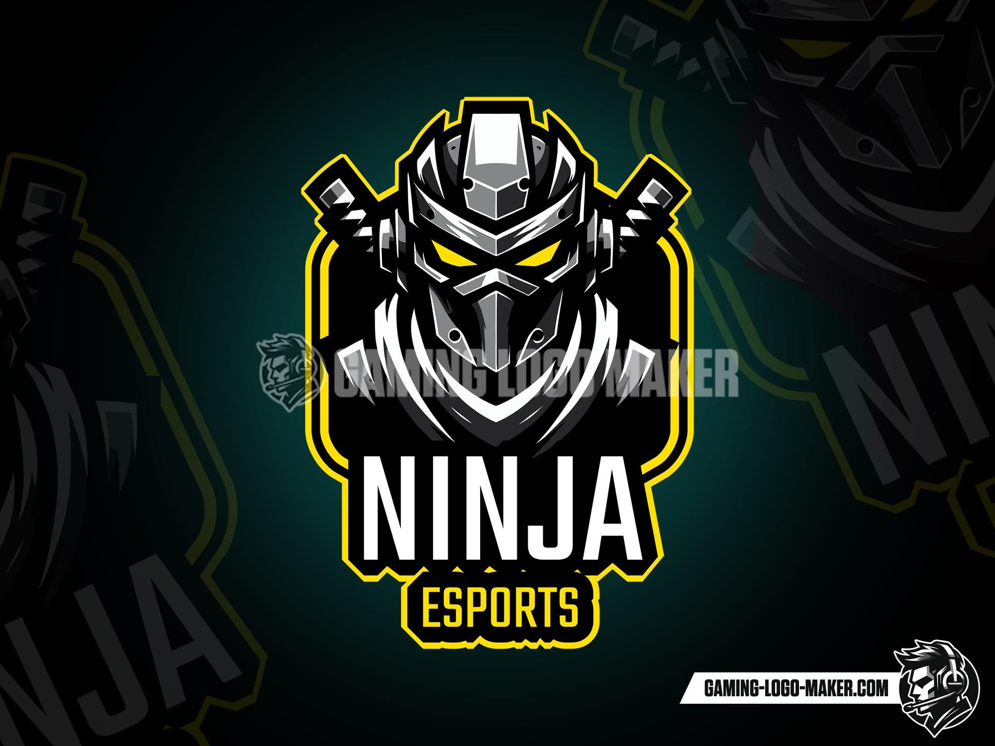 Ninja Gaming Logo 07 | Esports Logo | Team Logo | Clan Logo | Mascot ...