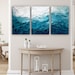 Blue Wave Glass Decor-ocean Abstract Photo-atlantic Ocean Wave Photo ...