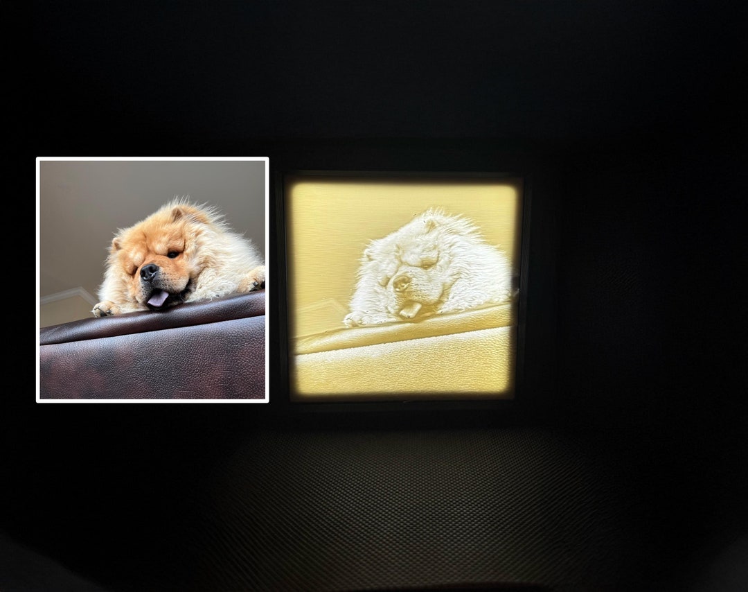 Custom Illuminated Photo Display Box With Interchangeable Pictures - Etsy