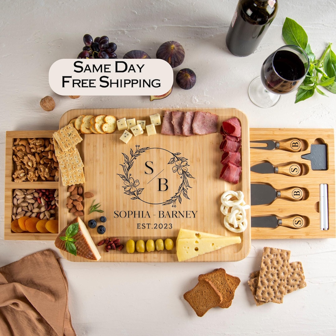 Charcuterie Board Personalized, Custom Engraved Cheese Board ...